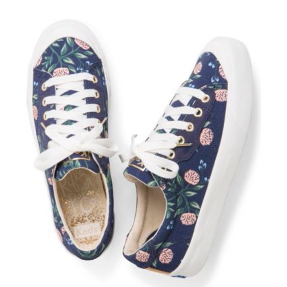 Keds Rifle Paper Co. Kick 75 Peonies Sneakers - Gem